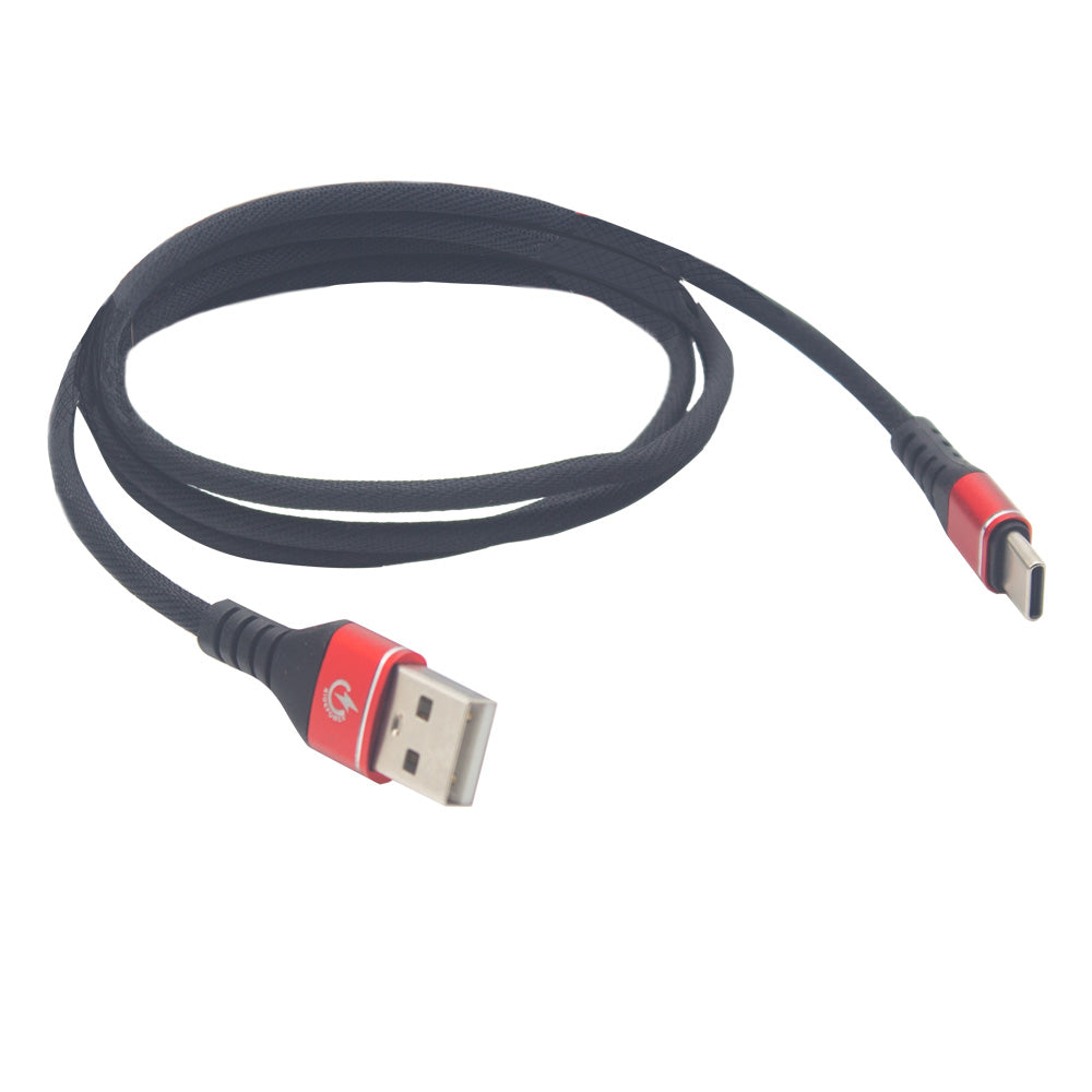 Phone Charging Cables with Male USB-A, USB-C & Lightning Connectors. 2 ...